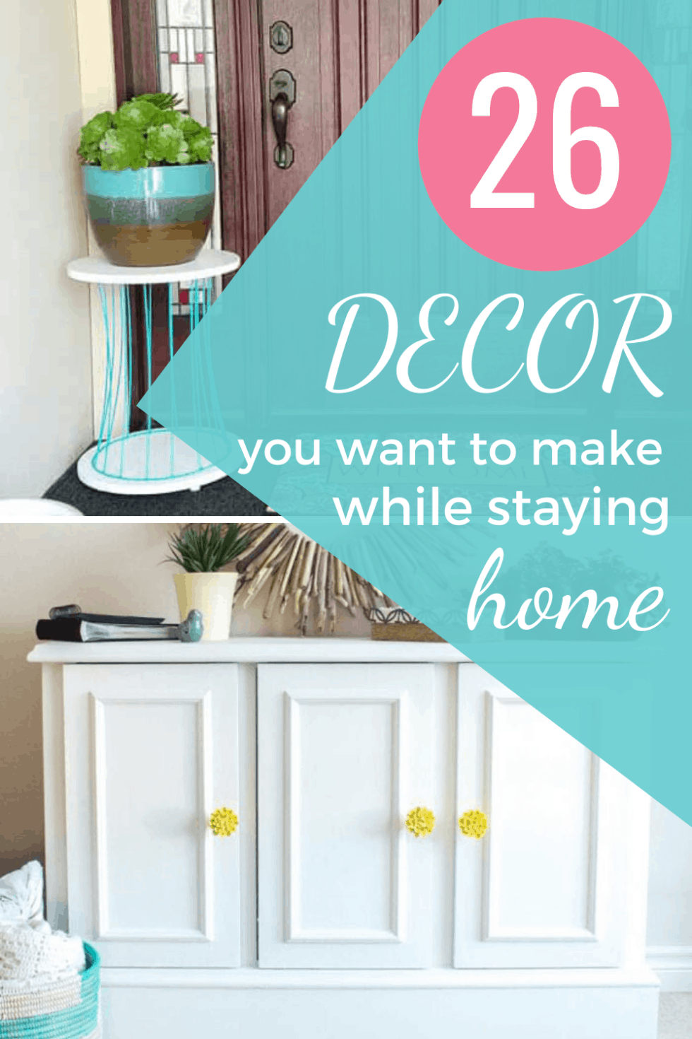 26 Awesome & easy DIY projects for the home - Learn to create beautiful ...